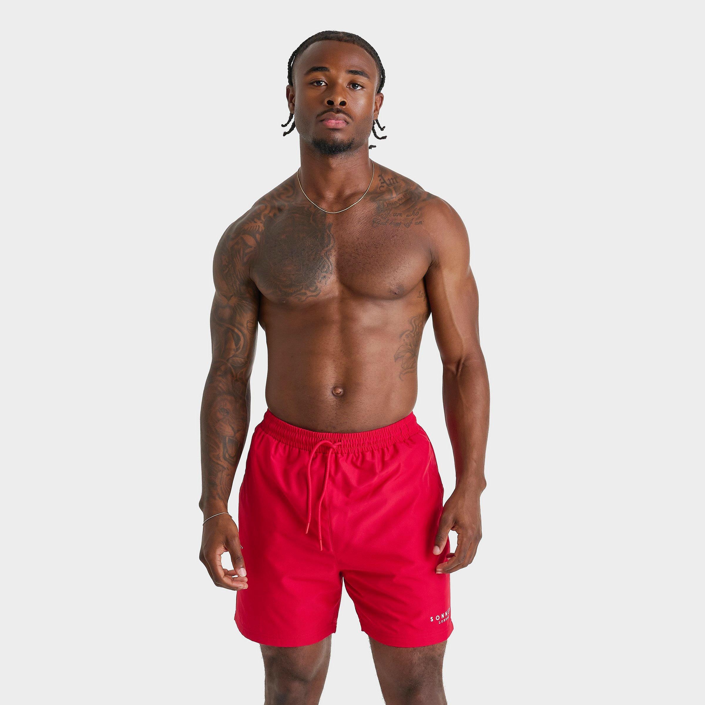 Click here for Sonneti Mens London Swim Shorts in Mars Red Size:... prices