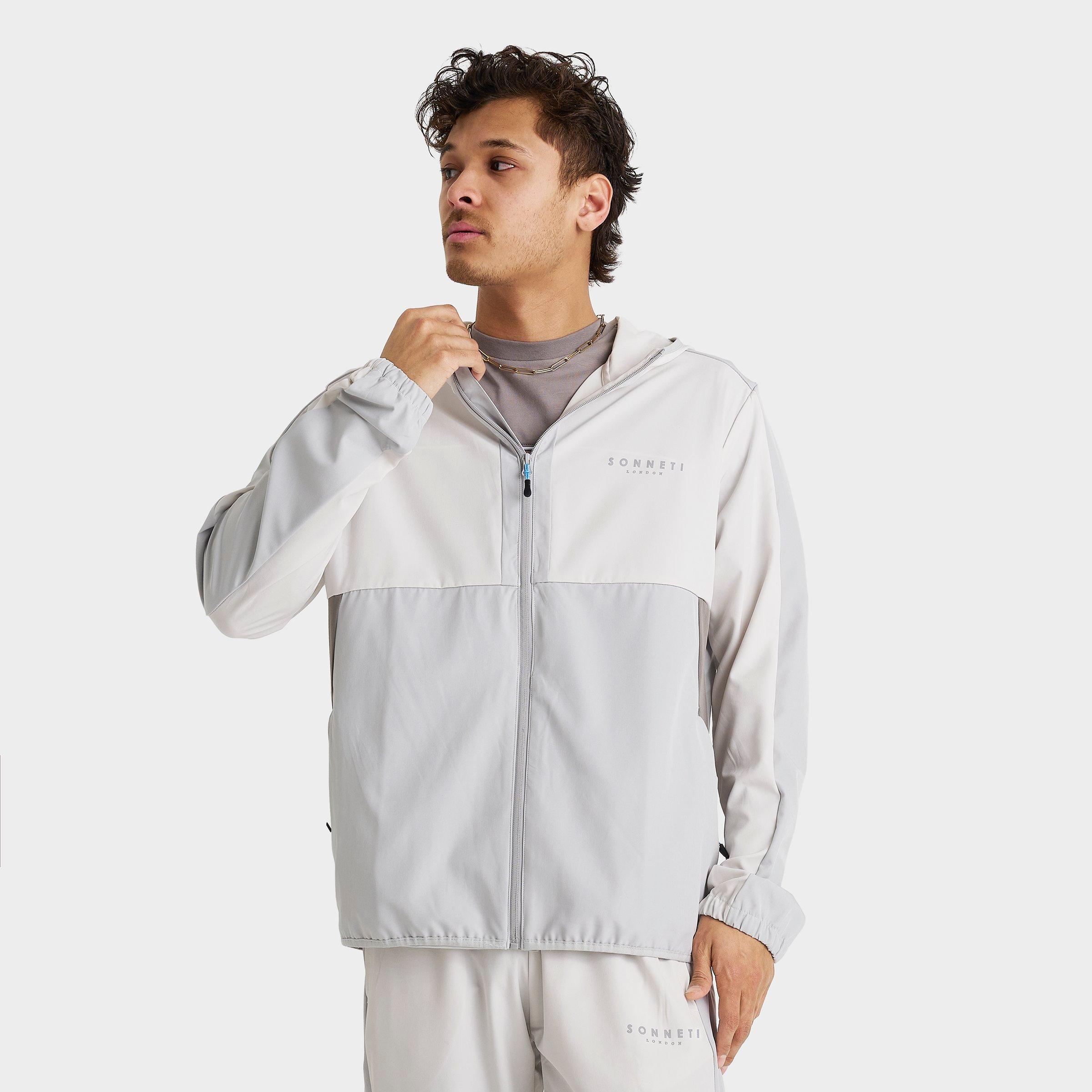 Click here for Sonneti Mens Kazbek Full-Zip Jacket in Light Grey/... prices