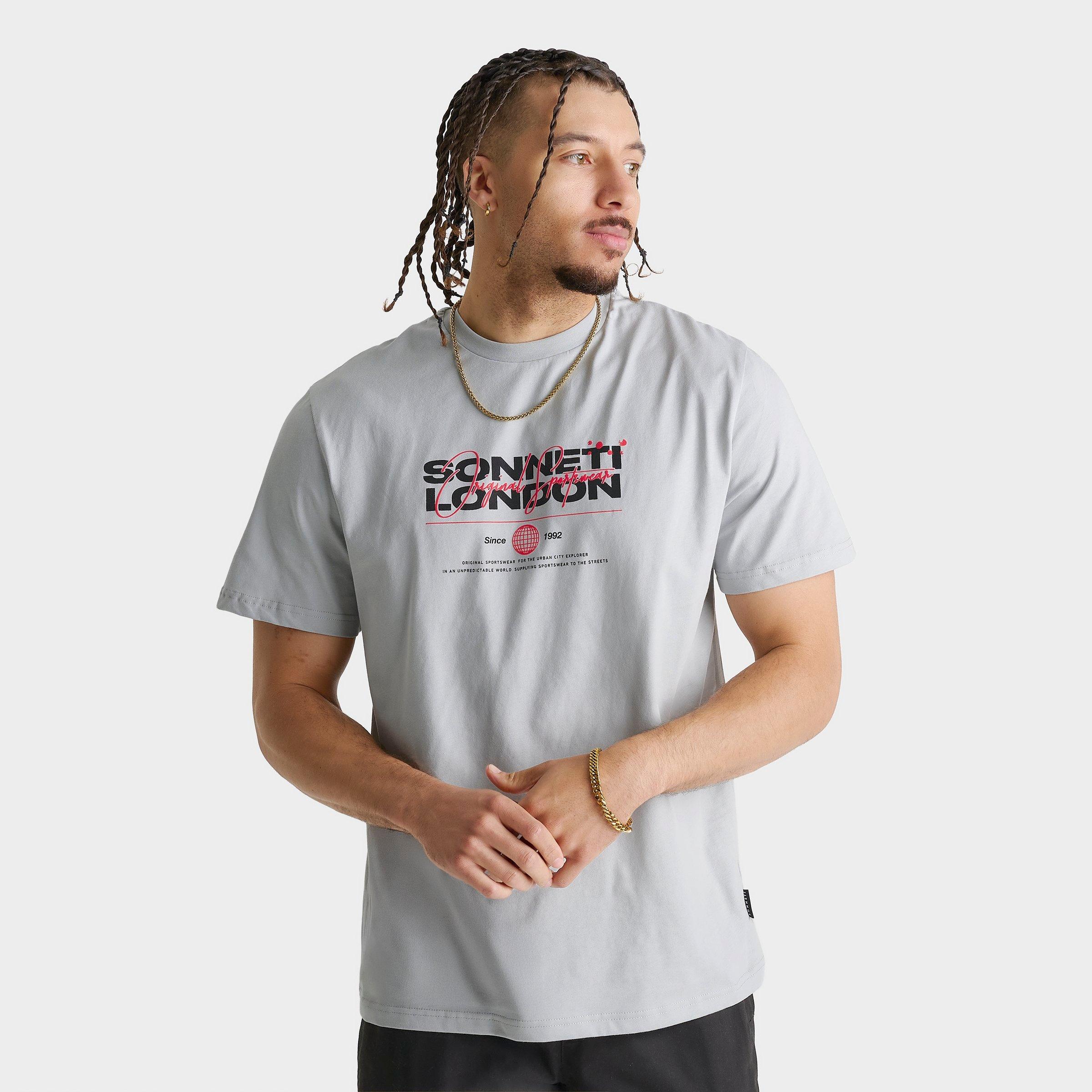 Click here for Sonneti Mens London Dream T-Shirt in Grey Size: Me... prices