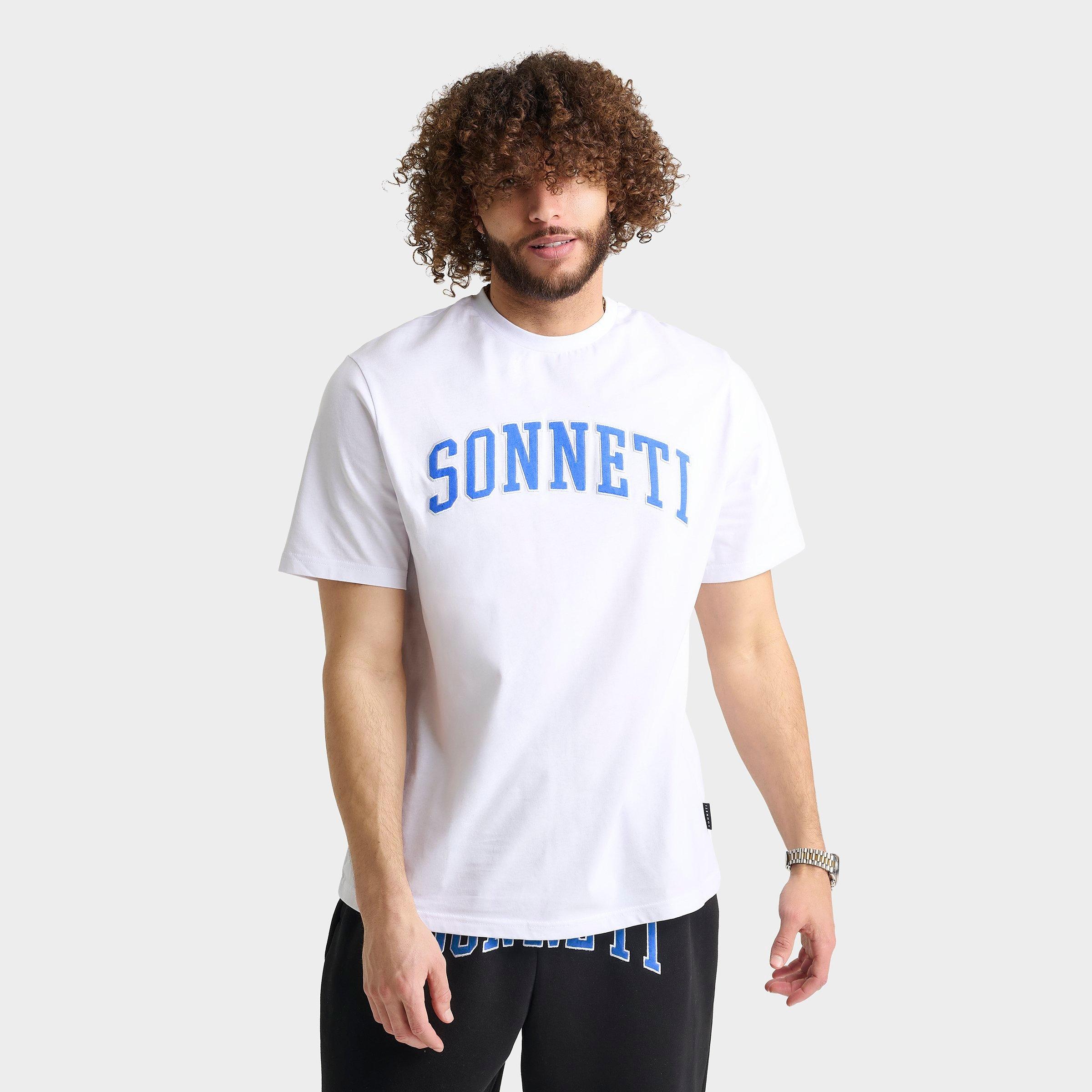 Click here for Sonneti Mens Kilo T-Shirt in White/Marina Blue Siz... prices