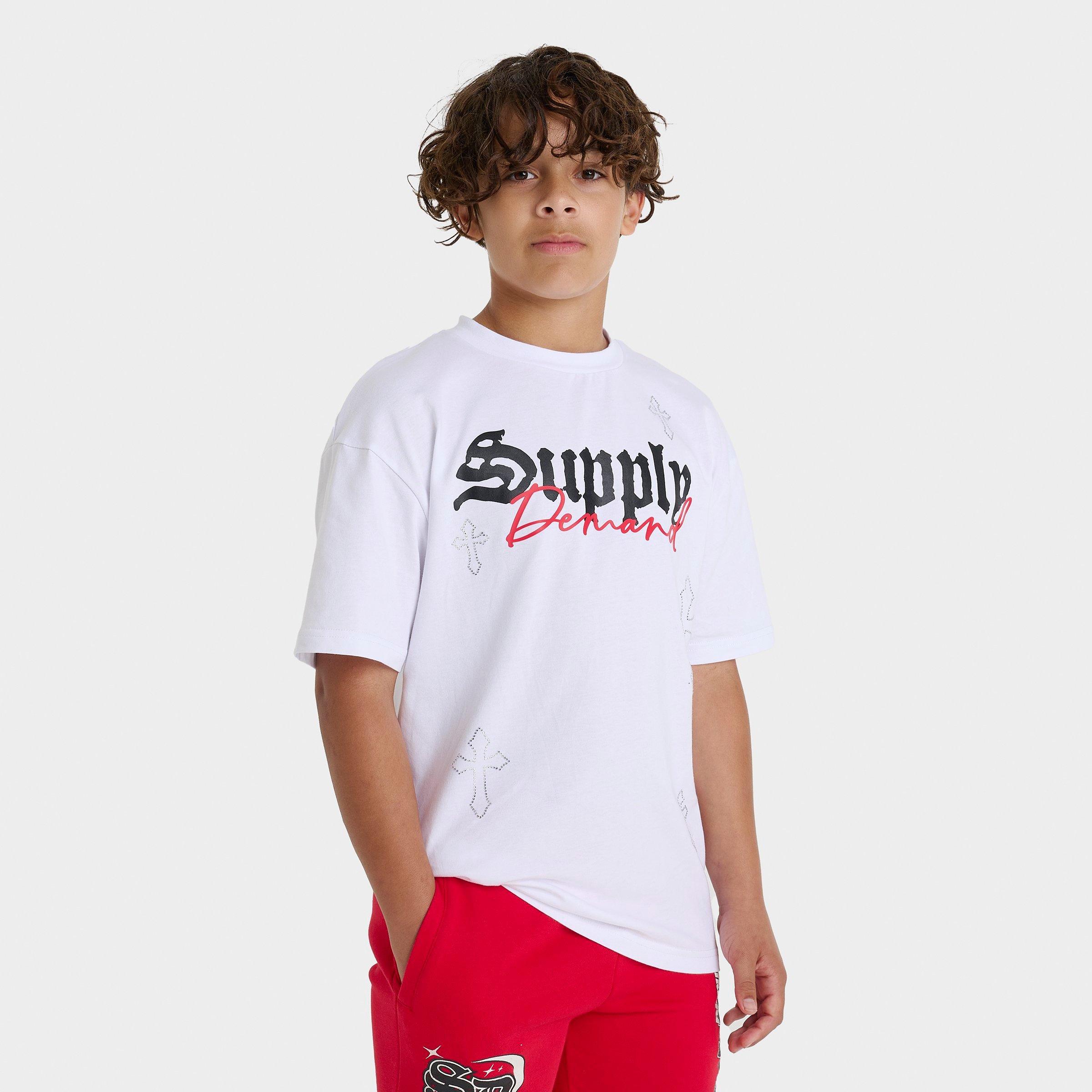 Click here for Supply & Demand Big Kids Crosser T-Shirt in Optic... prices