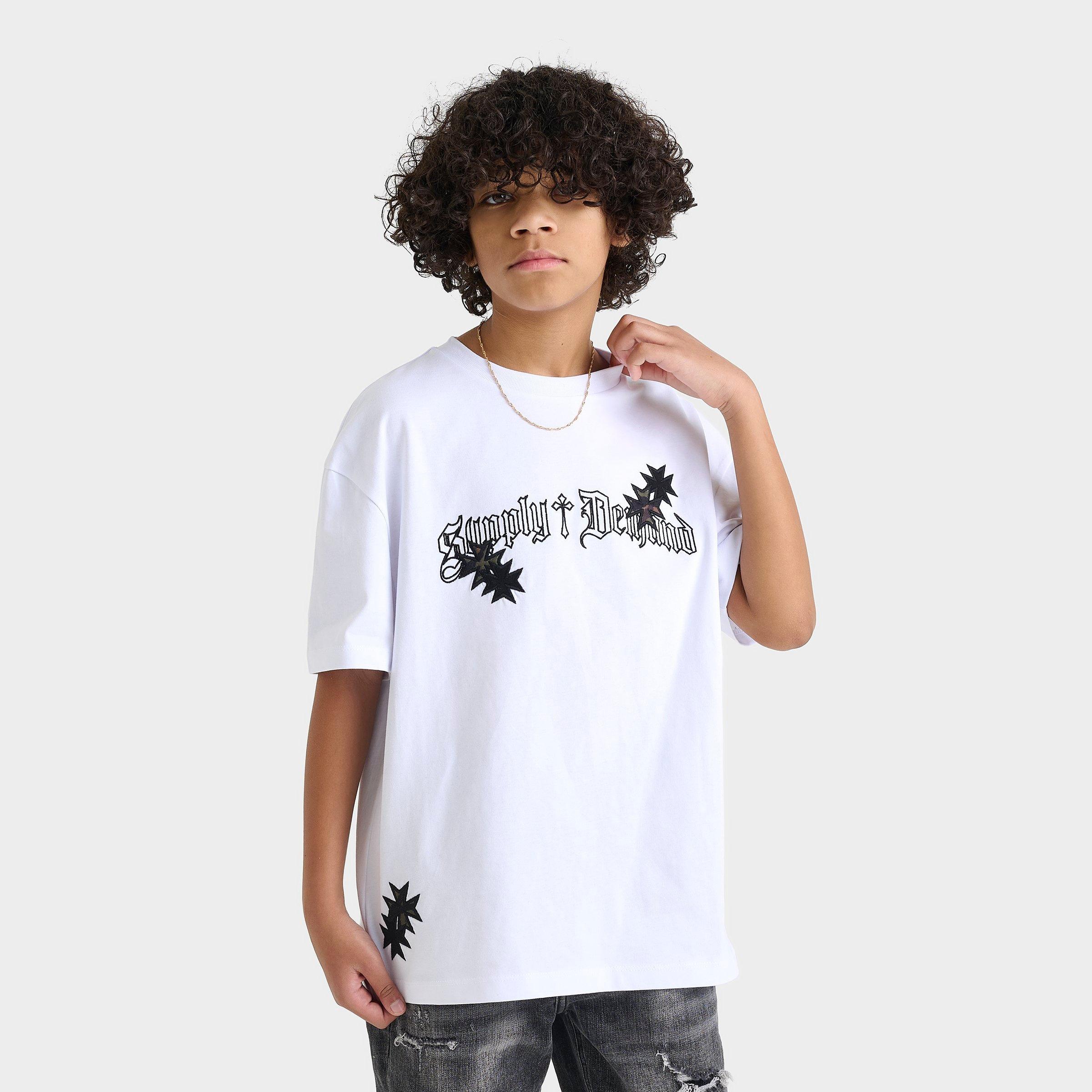 Click here for Supply & Demand Boys Big Kids Slate T-Shirt in Opt... prices