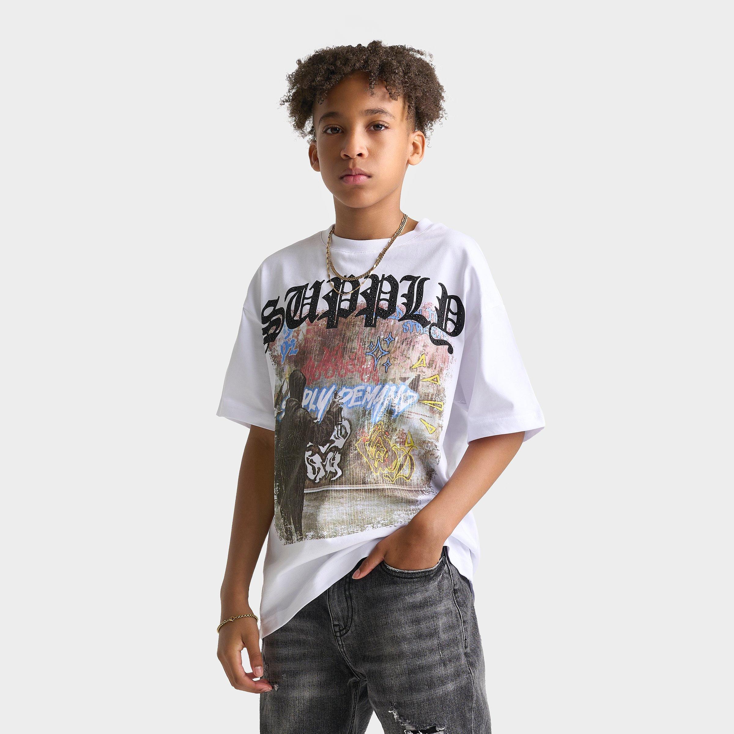 Click here for Supply & Demand Big Kids Sprayer T-Shirt in Optic... prices