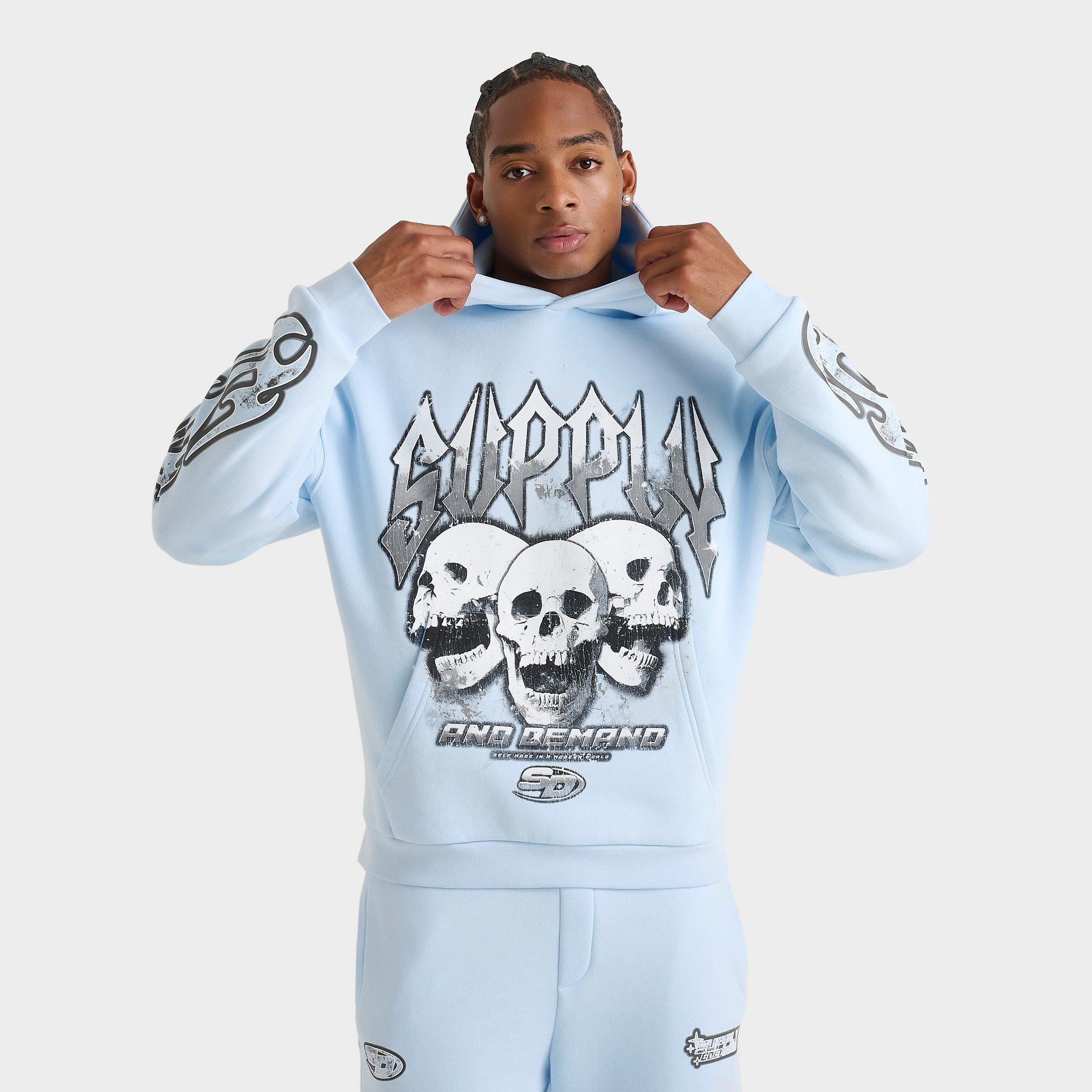 Click here for Supply & Demand Mens Tampa Hoodie in Clear Sky Siz... prices