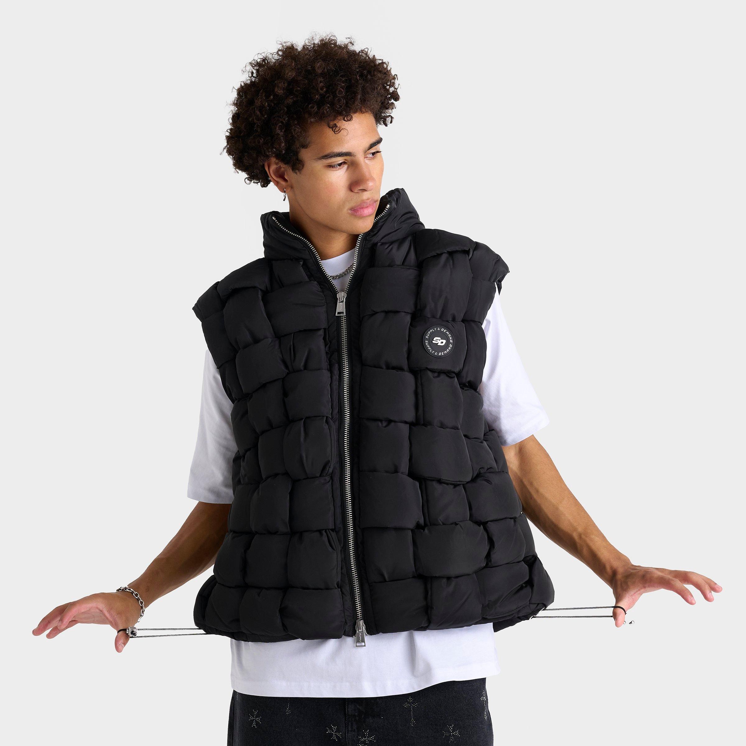 Click here for Supply & Demand Mens Weaver Puffer Vest in Black S... prices