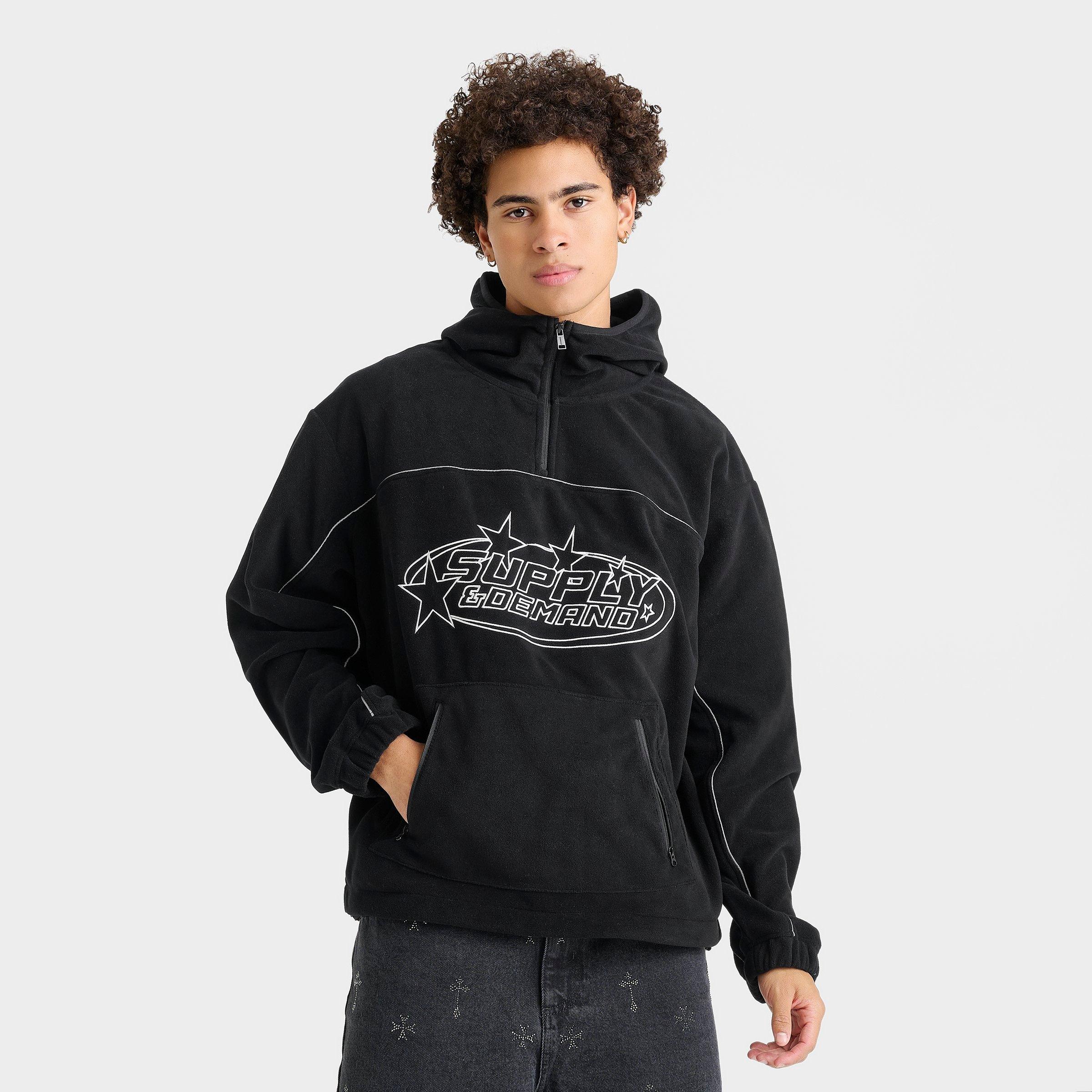 Click here for Supply & Demand Mens Brawler Quarter-Zip Hoodie in... prices