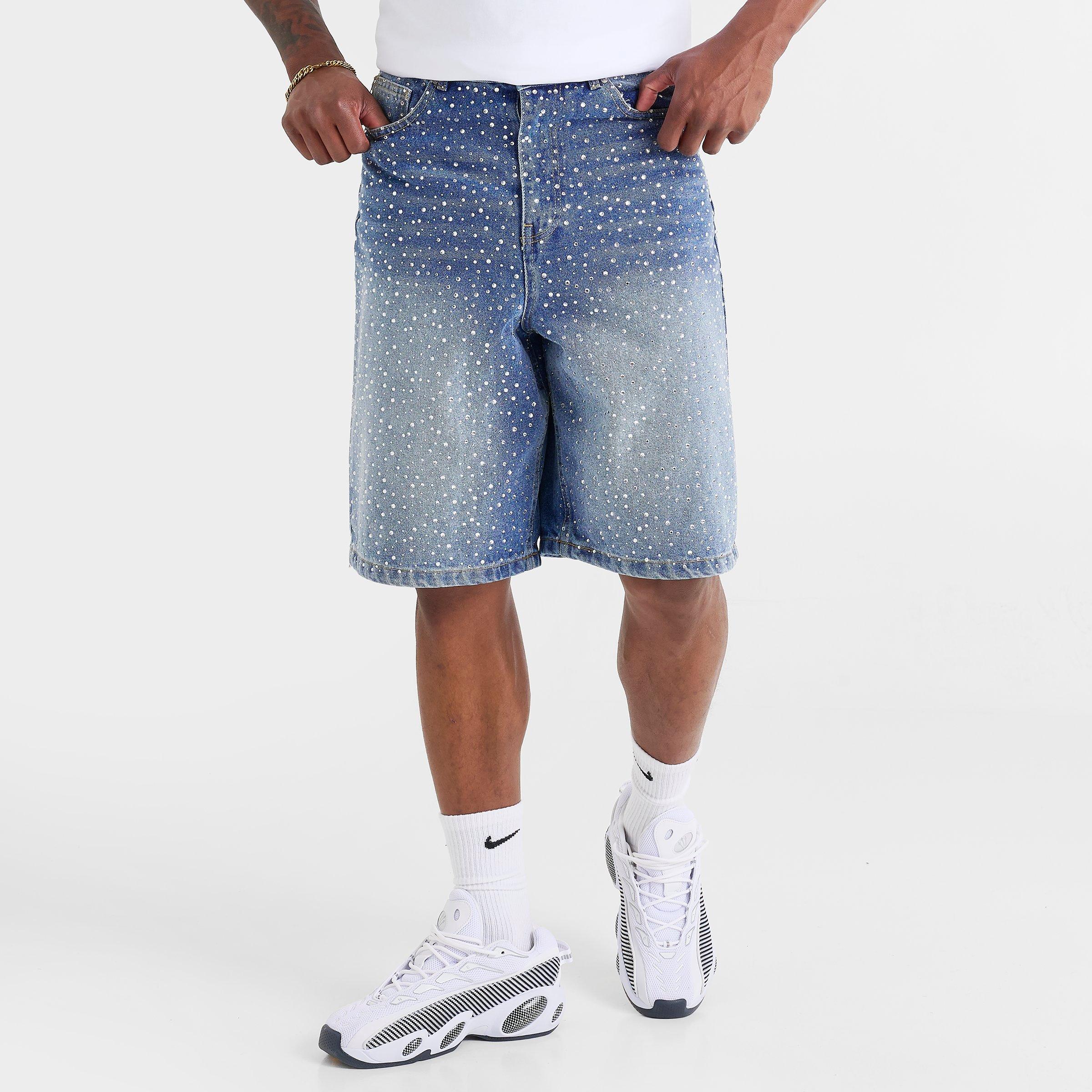 Click here for Supply & Demand Mens Scatter Denim Jean Shorts in... prices