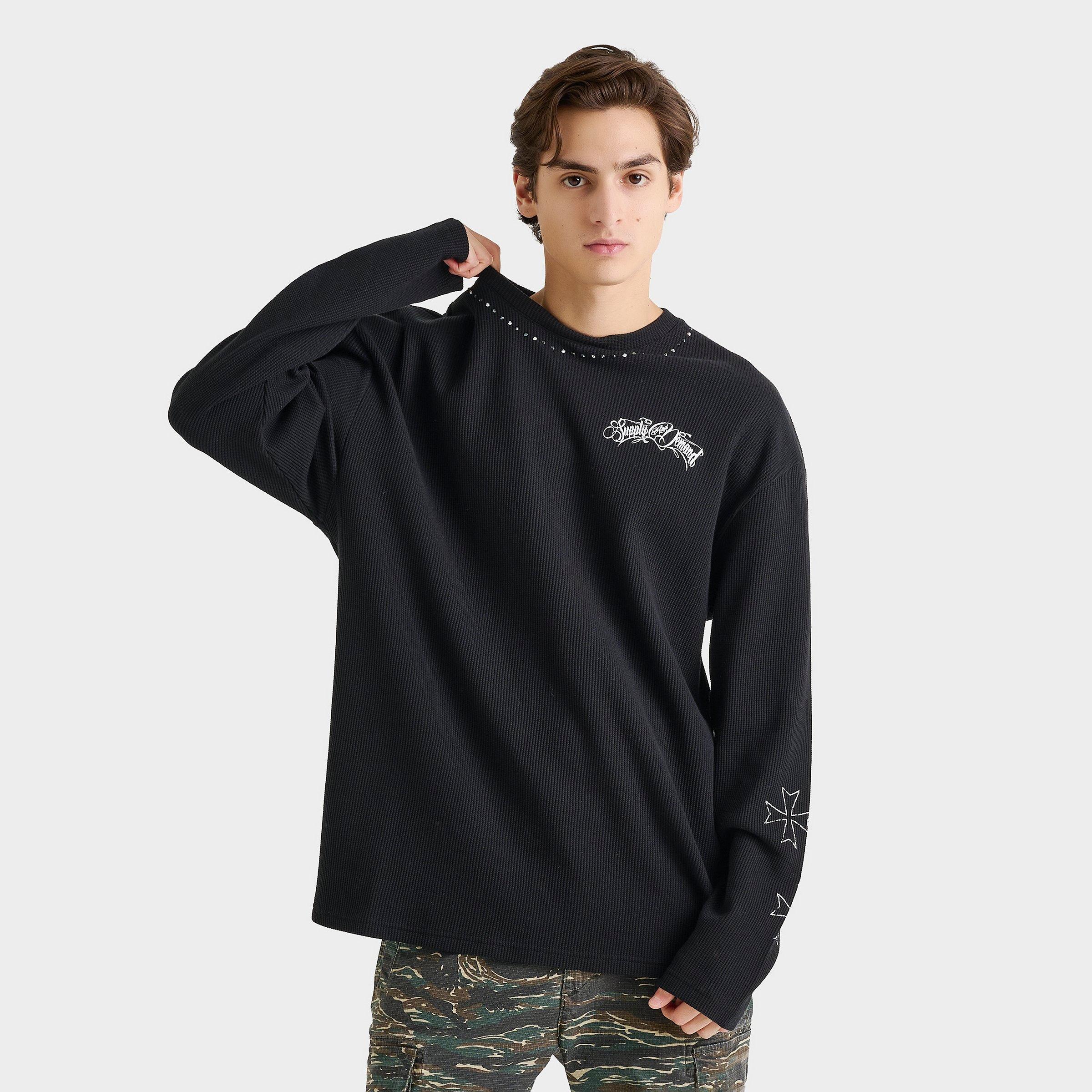 Click here for Supply & Demand Mens Inked Waffle Long-Sleeve Shir... prices