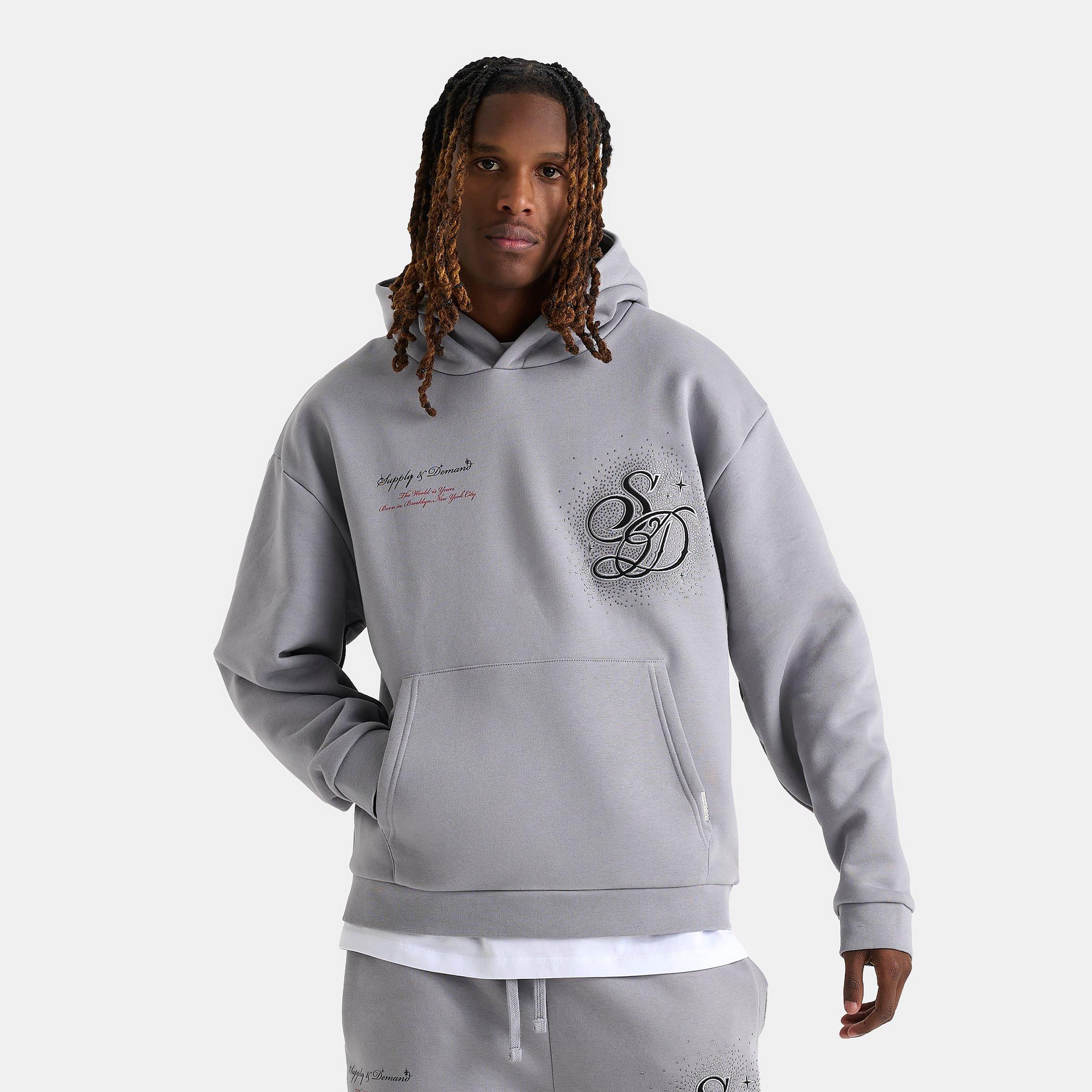Click here for Supply & Demand Mens Klink Hoodie in Grey Size: 2X... prices