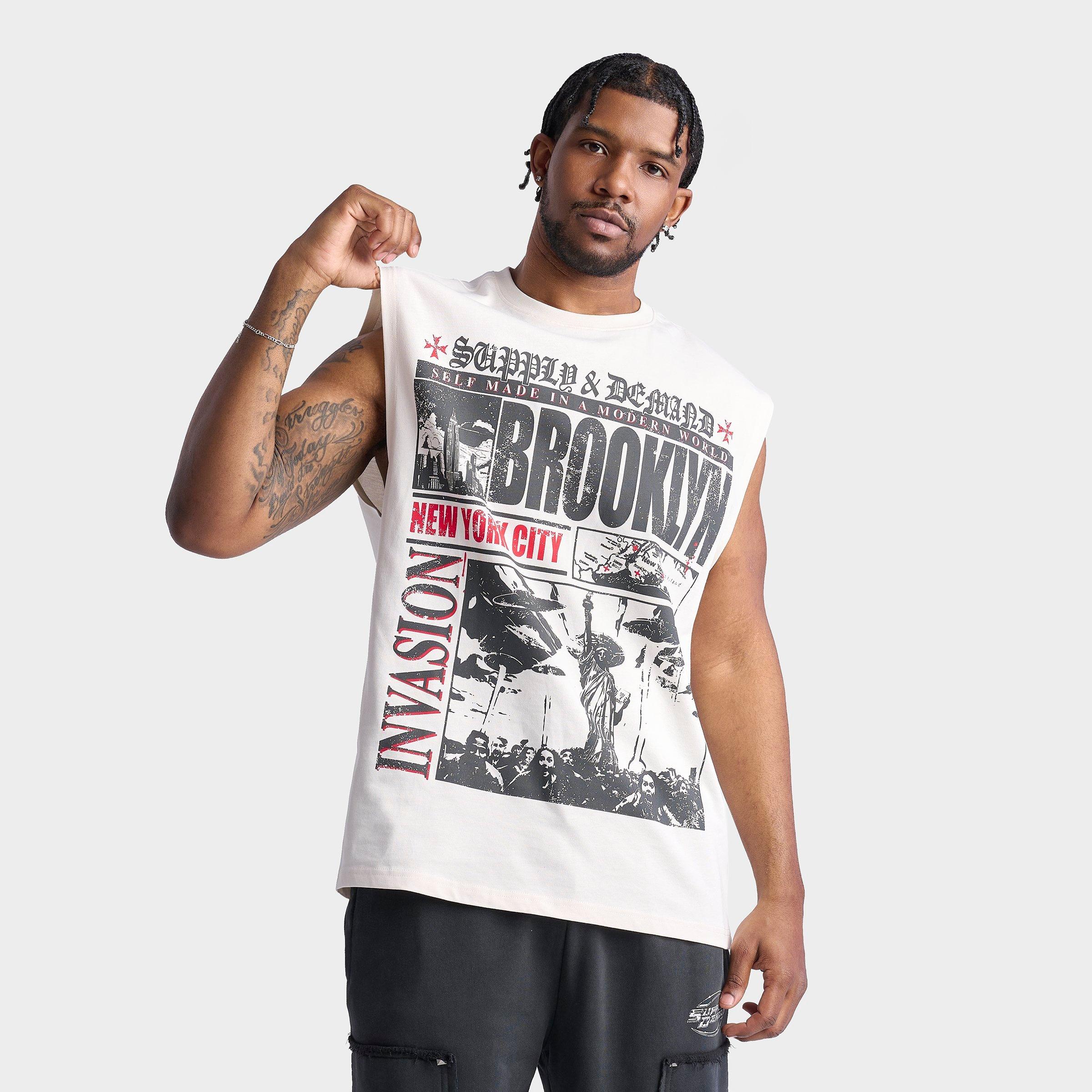 Click here for Supply & Demand Mens Tabloid Graphic Sleeveless T-... prices