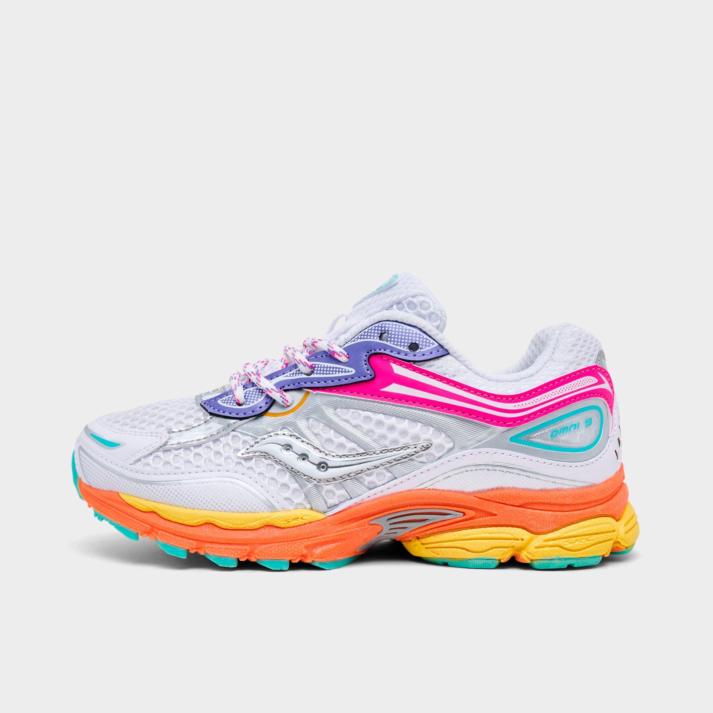 Click here for Saucony Big Kids Omni 9 Casual Shoes in White Size... prices