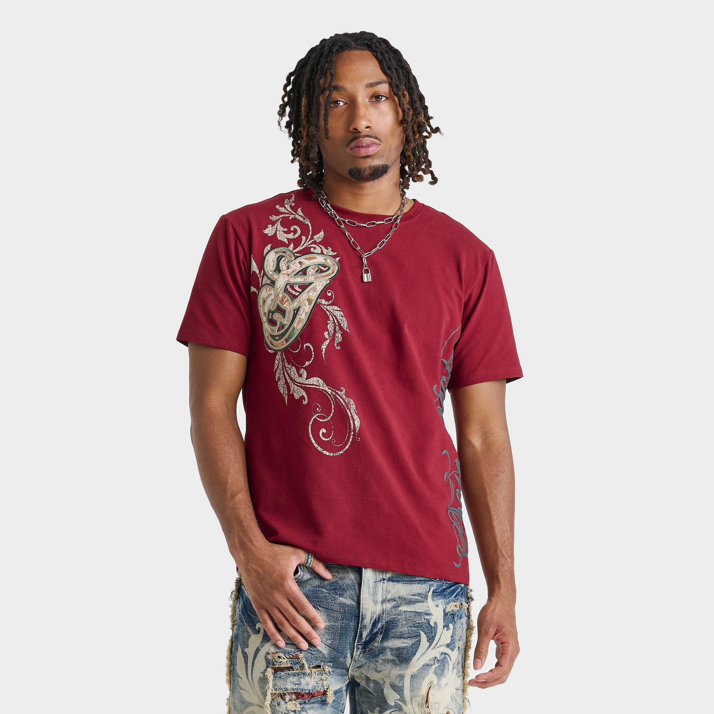 Click here for Smoke Rise Mens Academy T-Shirt in Syrah Size: Med... prices