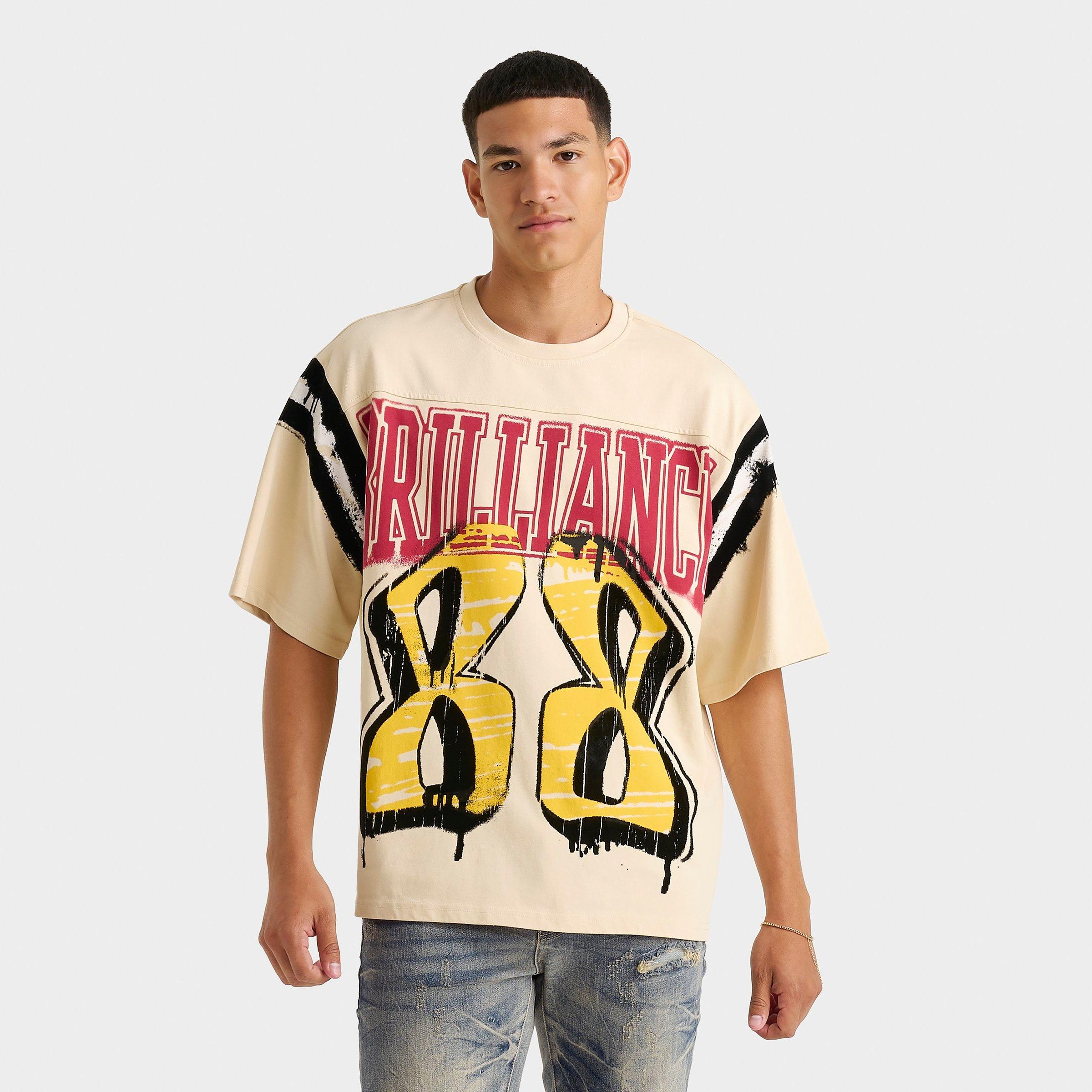 Click here for Smoke Rise Mens Flocked Brilliance Cropped T-Shirt... prices