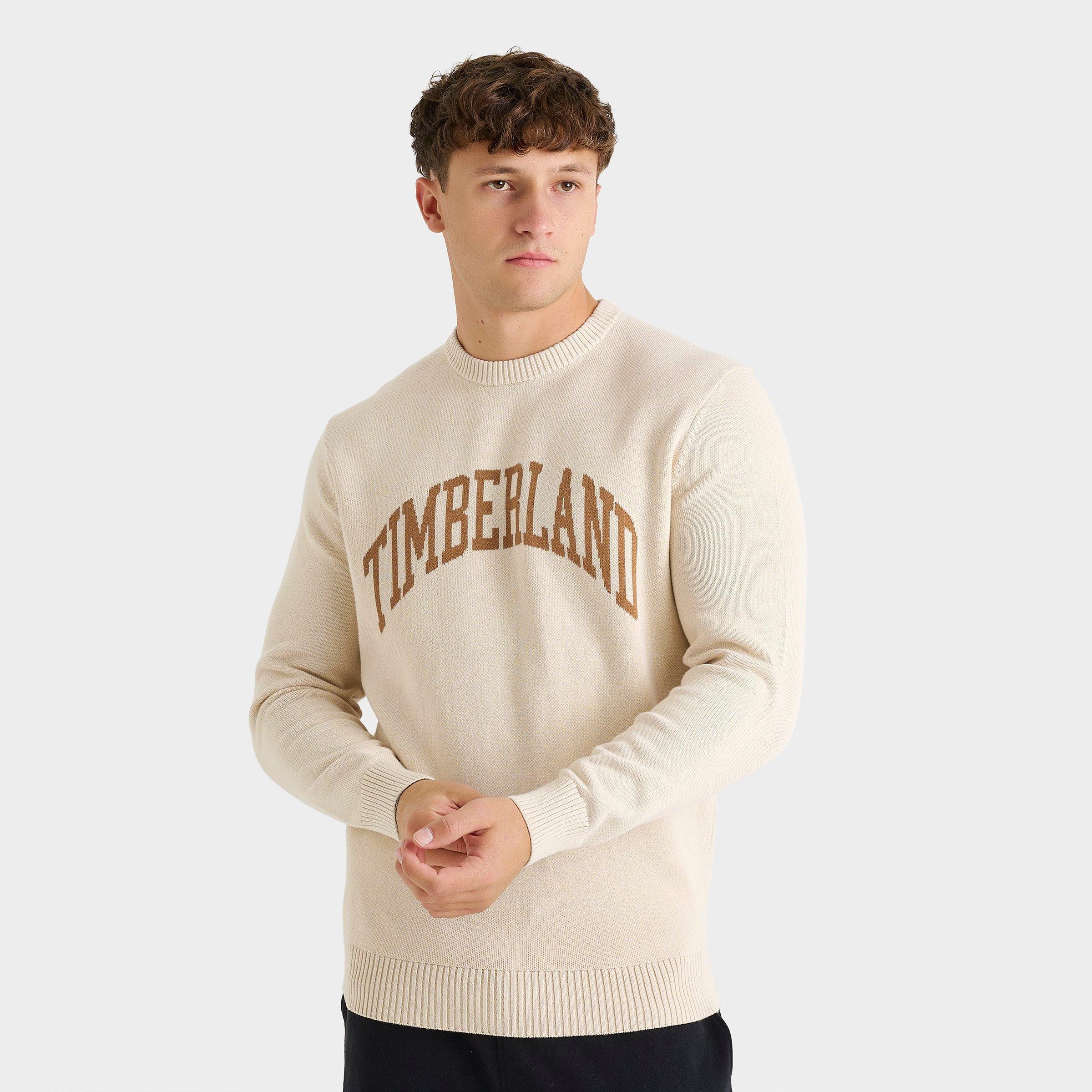 Click here for Timberland Mens Graphic Sweater in Light Beige Siz... prices
