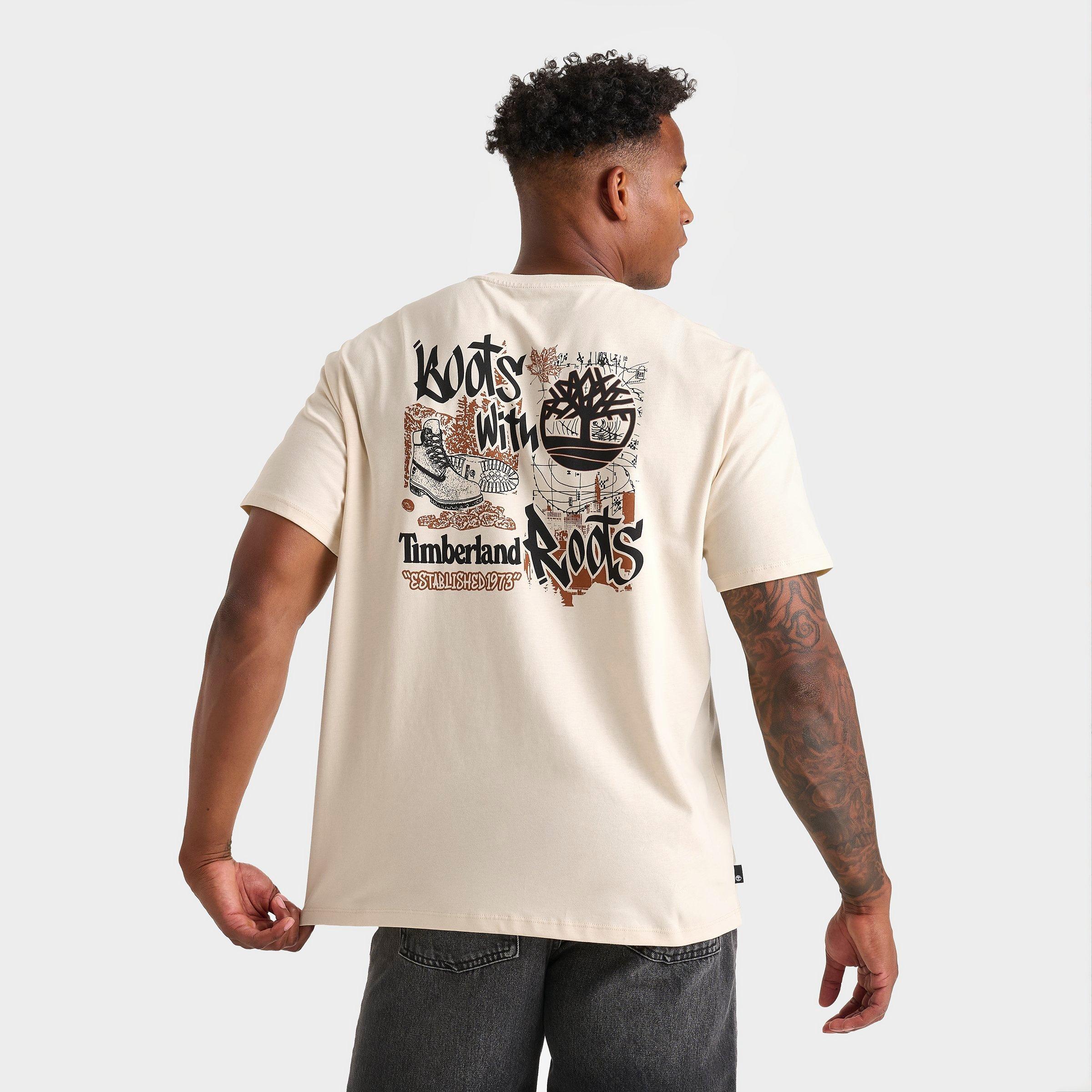 Click here for Timberland Mens Brand Carrier Slogan Graphic T-Shi... prices