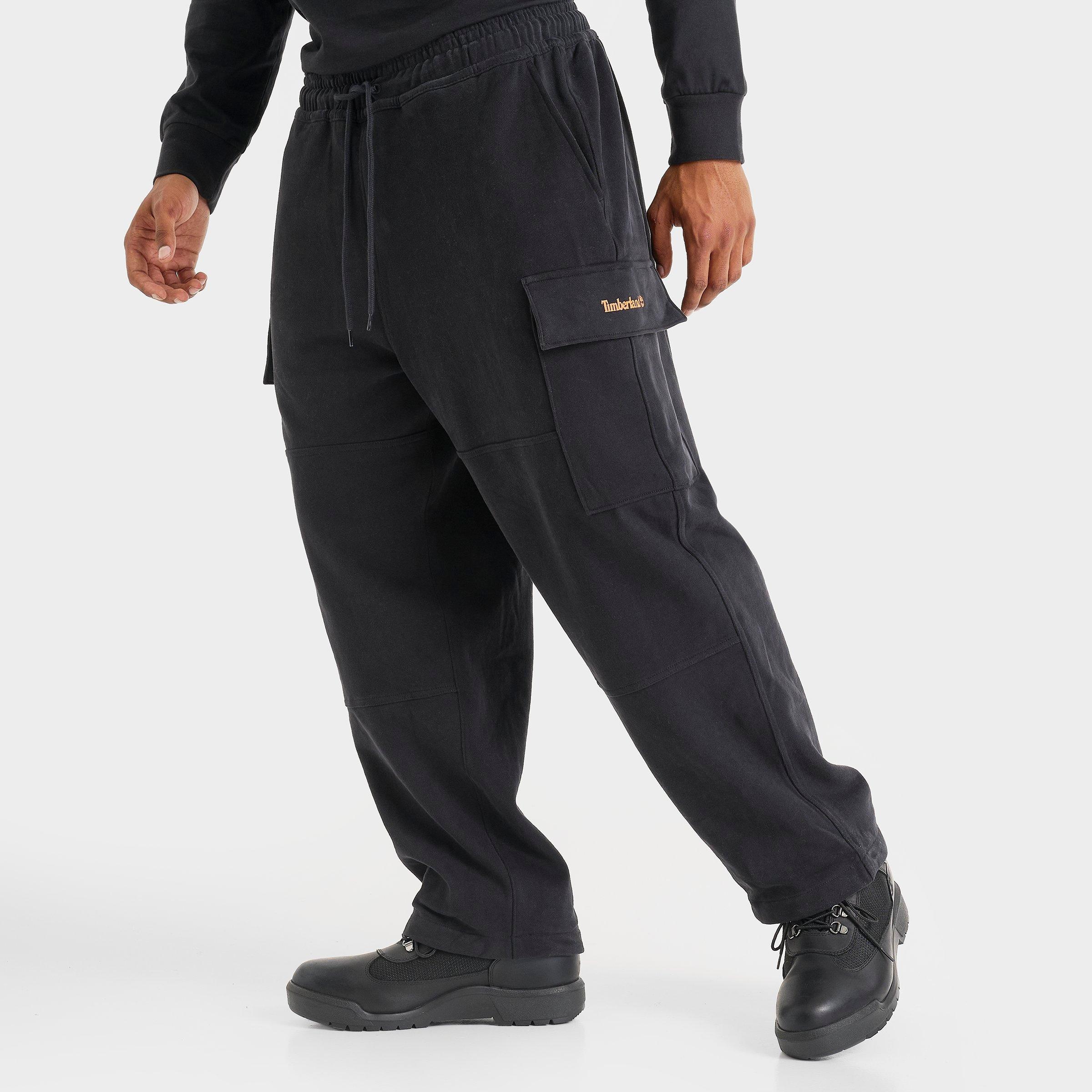 Click here for Timberland Mens Cargo Fleece Sweatpants in Black S... prices