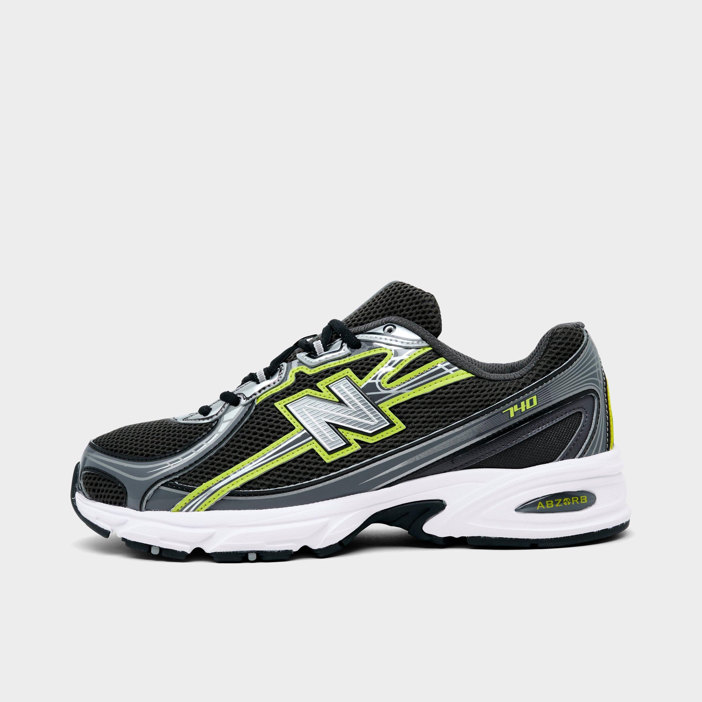 Click here for New Balance Mens 740 Casual Shoes in Black/Punch Y... prices