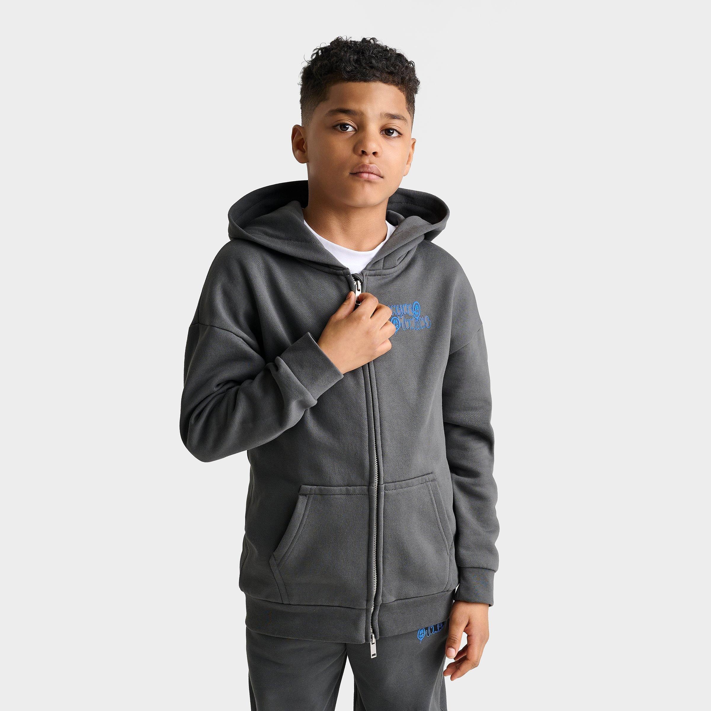 Click here for Unlike Humans Big Kids Never Look Back Full-Zip Ho... prices