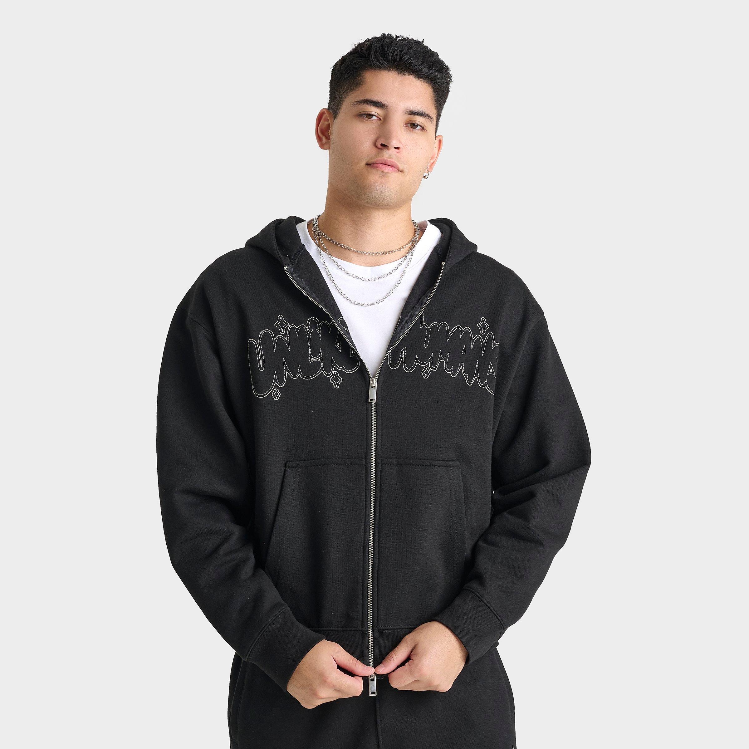 Click here for Unlike Humans Mens Regent Full-Zip Hoodie in Black... prices
