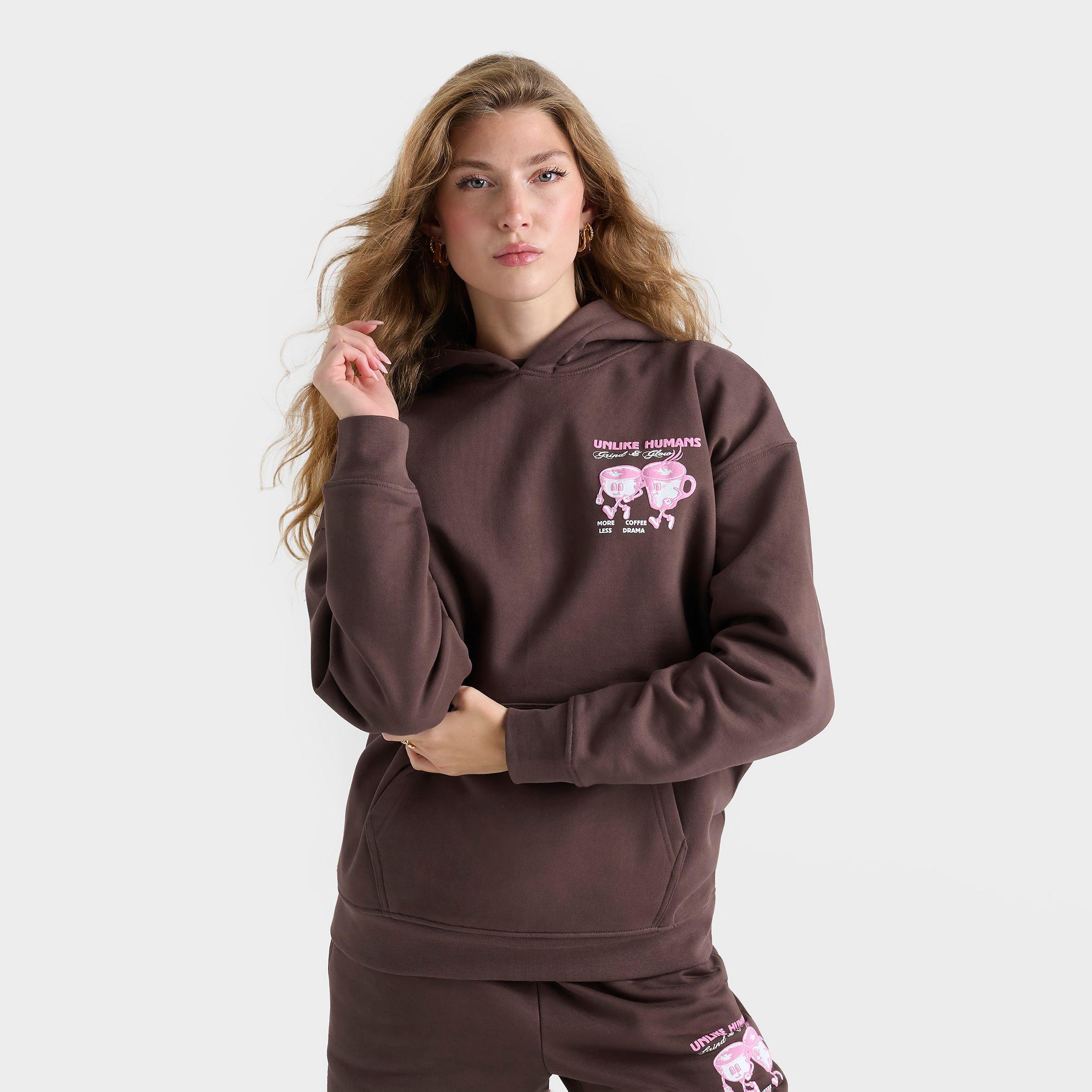 Click here for Unlike Humans Womens Coffee Club Oversized Pullove... prices