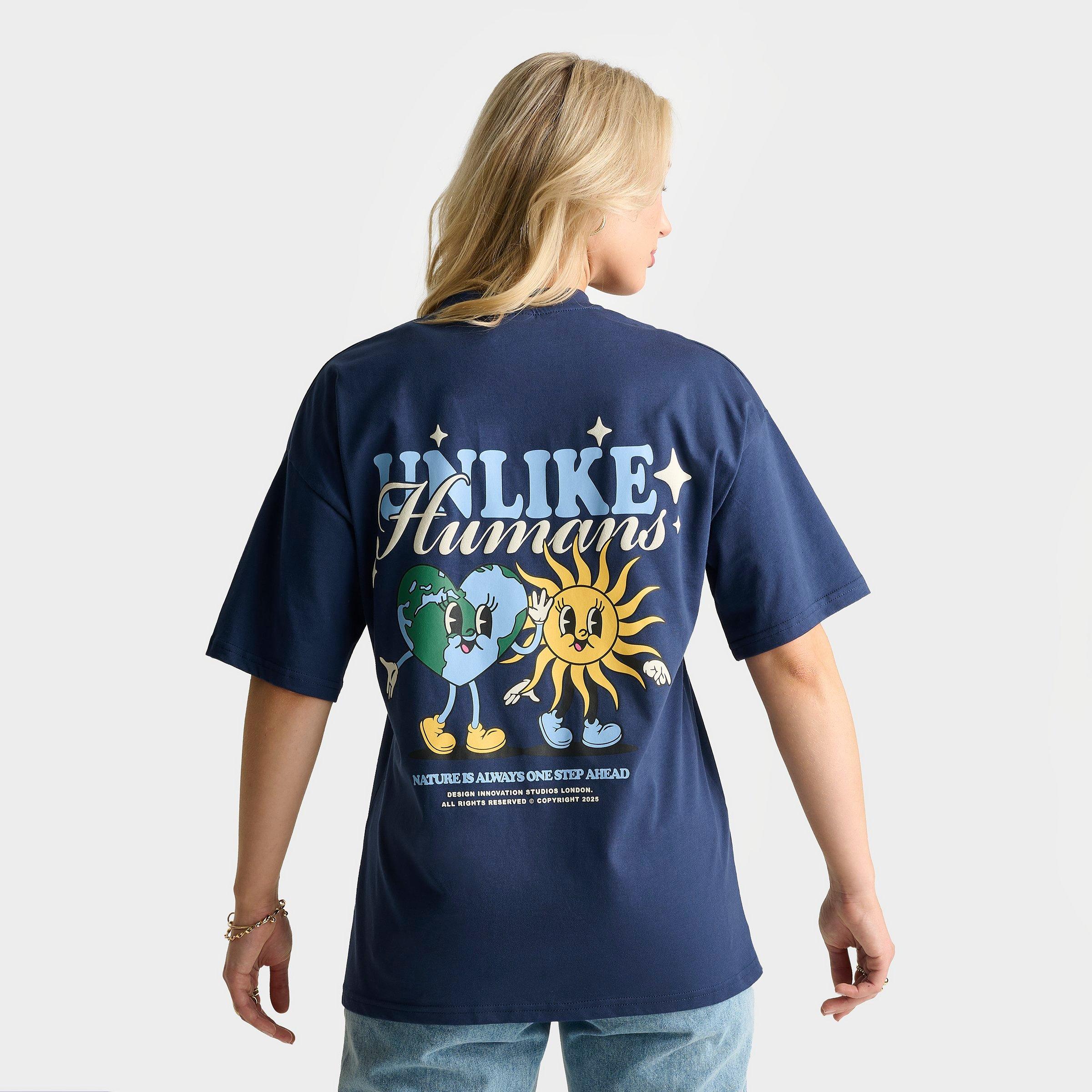 Click here for Unlike Humans Womens Sun Earth Graphic T-Shirt in... prices