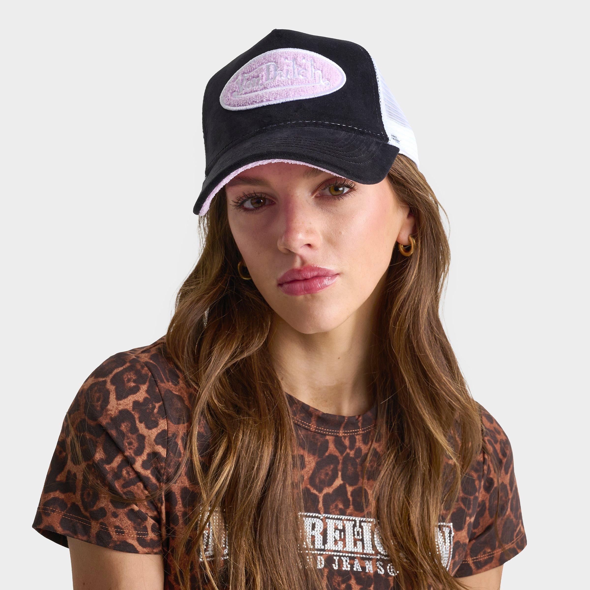 Click here for Von Dutch Chenille Trucker Hat in Black prices