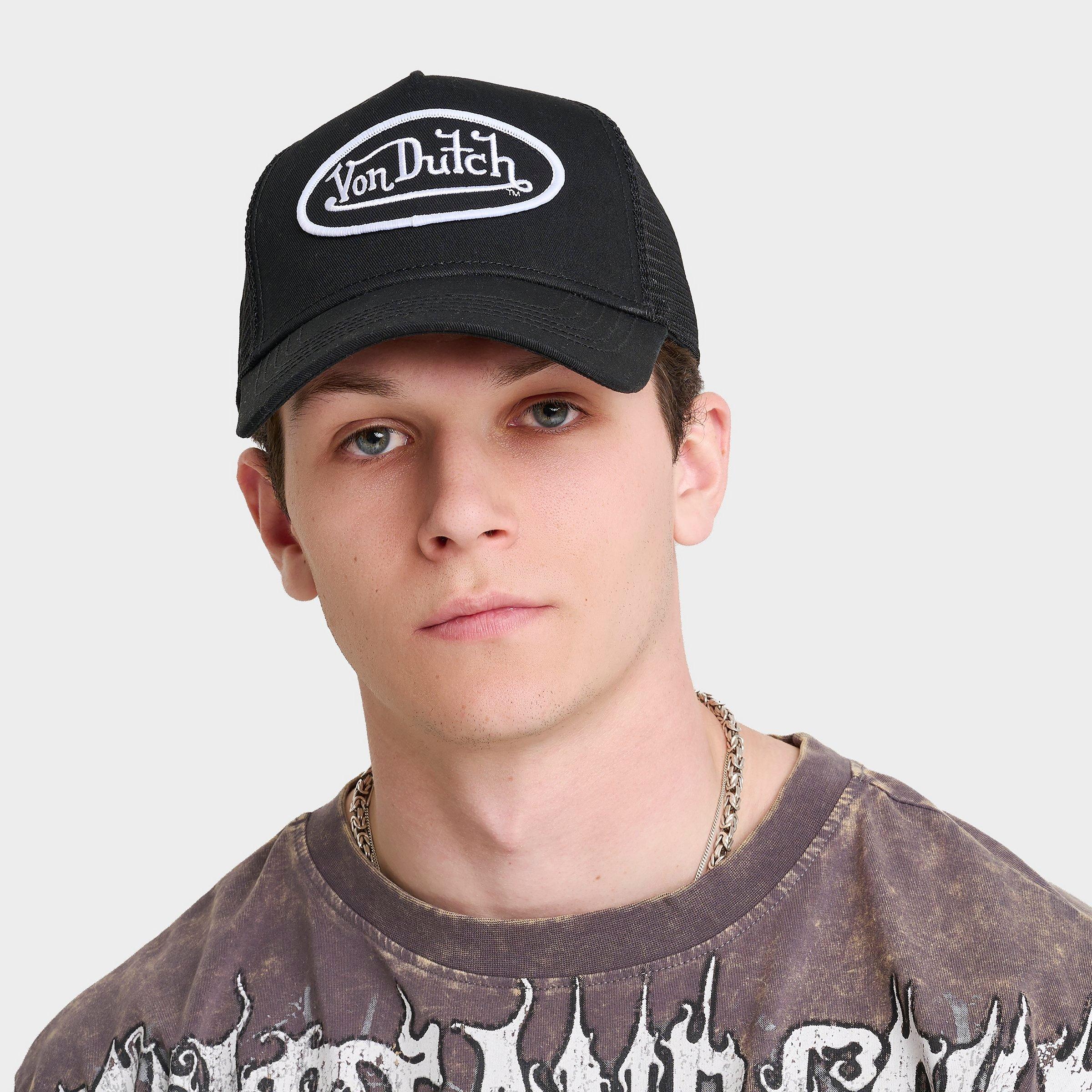 Click here for Von Dutch Staple Trucker Hat in Black/White prices