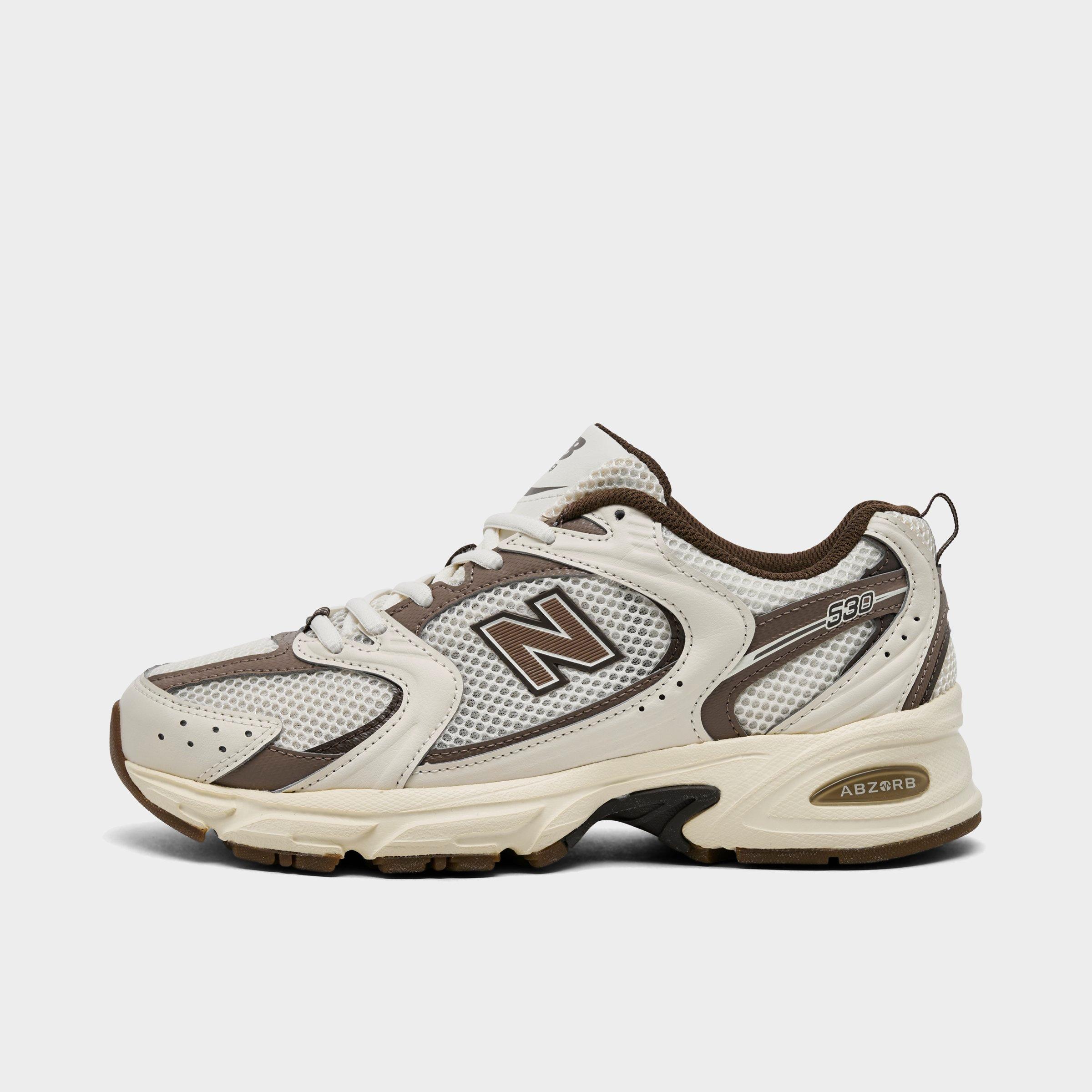Click here for New Balance Womens 530 Casual Shoes in White/Brown... prices