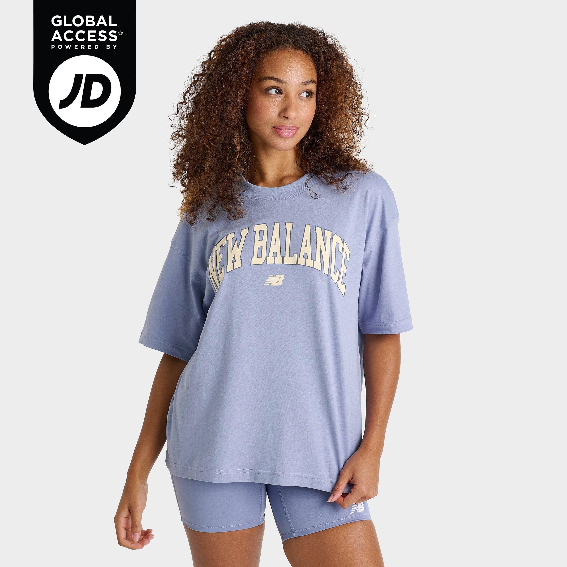 Click here for New Balance Womens Collegiate Oversized T-Shirt in... prices